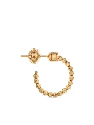 OFFICINA BERNARDI 18kt Yellow Diamond Hoop Earrings - Gold