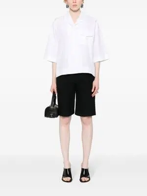 Sportmax Parole Cotton Shirt - White