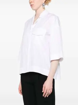 Sportmax Parole Cotton Shirt - White