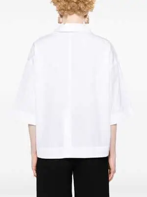 Sportmax Parole Cotton Shirt - White