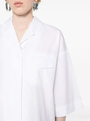 Sportmax Parole Cotton Shirt - White