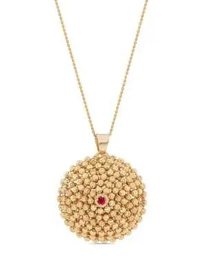 OFFICINA BERNARDI 18kt Yellow Mimosa Ruby Pendant Necklace - Gold