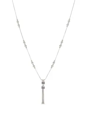 OFFICINA BERNARDI 18kt White Gold Empire Tassel Sapphire Necklace - Silver
