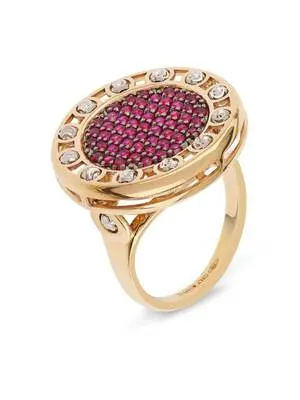 OFFICINA BERNARDI 18kt Yellow Senzatempo Ruby Ring - Gold
