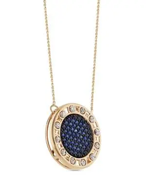 OFFICINA BERNARDI 18kt Yellow Senzatempo Sapphire And Diamond Necklace