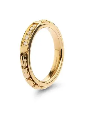 OFFICINA BERNARDI 18kt Yellow Diamond Dea Ring