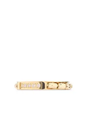OFFICINA BERNARDI 18kt Yellow Diamond Dea Ring