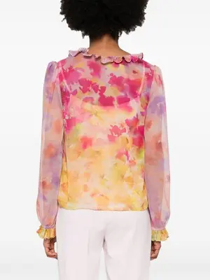 TWINSET Floral-print Georgette Blouse