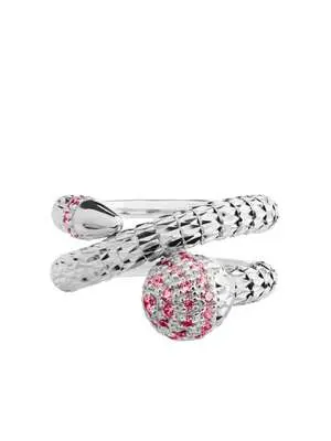OFFICINA BERNARDI 18kt White Gold Ophidia Ruby Ring