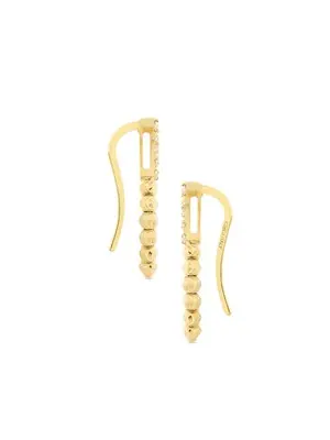OFFICINA BERNARDI 18kt Yellow Diamond Cuff Earrings
