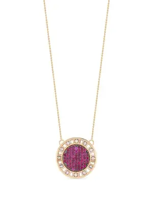 OFFICINA BERNARDI 18kt Yellow Senzatempo Ruby And Diamond Necklace