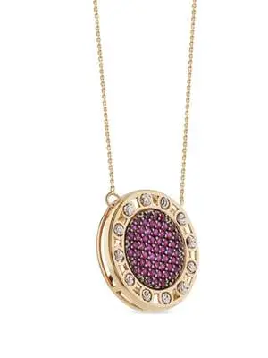 OFFICINA BERNARDI 18kt Yellow Senzatempo Ruby And Diamond Necklace