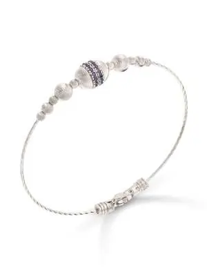 OFFICINA BERNARDI 18kt White Gold Enigma Sapphire Bracelet - Silver