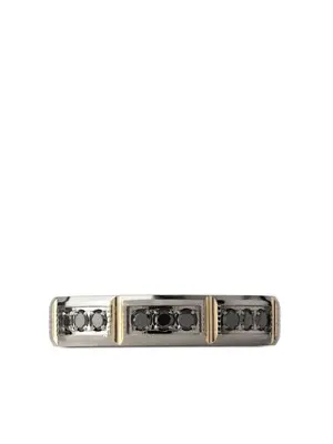 OFFICINA BERNARDI 18kt Gold Lumen Diamond Ring - Silver