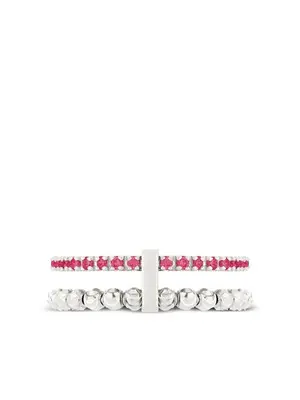 OFFICINA BERNARDI 18kt White Gold Moon Eden Ruby Ring