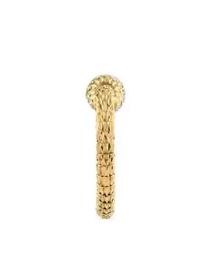 OFFICINA BERNARDI 18kt Yellow Diamond Hoop Earrings