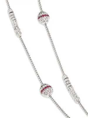 OFFICINA BERNARDI 18kt White Gold Ophidia Ruby Necklace