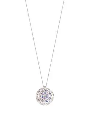 OFFICINA BERNARDI 18kt White Gold Damasco Sapphire Necklace - Silver