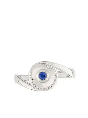OFFICINA BERNARDI 18kt White Gold Empire Sapphire Ring