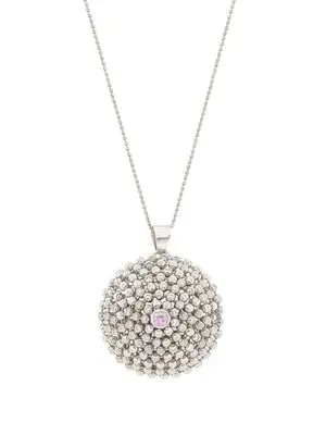 OFFICINA BERNARDI 18kt White Gold Mimosa Sapphire Necklace - Silver