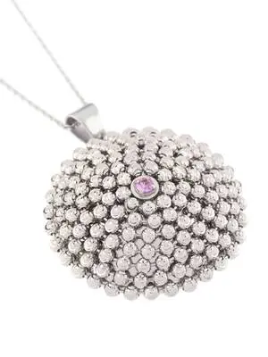 OFFICINA BERNARDI 18kt White Gold Mimosa Sapphire Necklace - Silver