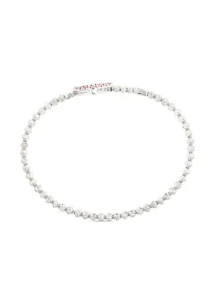 OFFICINA BERNARDI 18kt White Gold Moon Eden Ruby Bracelet - Silver