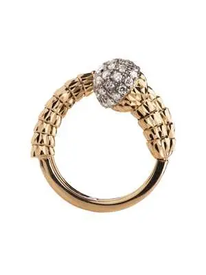OFFICINA BERNARDI 18kt Yellow Diamond Ophidia Ring