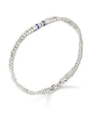 OFFICINA BERNARDI 18kt White Gold Sapphire Bracelet - Silver