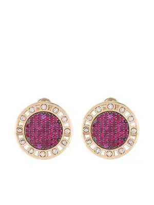 OFFICINA BERNARDI 18kt Yellow Ruby And Diamond Senzatempo Earrings - Gold