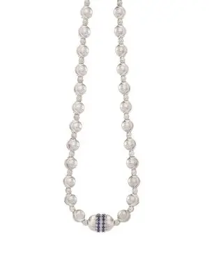 OFFICINA BERNARDI 18kt White Gold Sapphire Empire Necklace