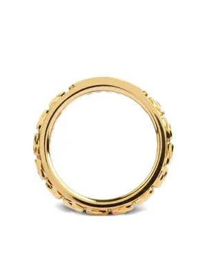 OFFICINA BERNARDI 18kt Yellow Band Ring With Diamonds