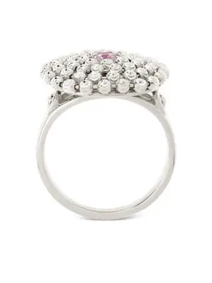 OFFICINA BERNARDI 18kt White Gold Mimosa Sapphire Ring - Silver