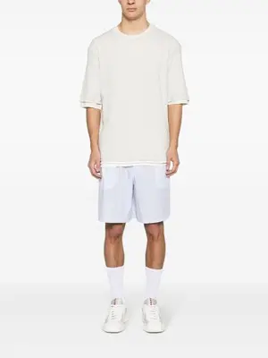 JIL SANDER Layered Cotton T-shirt - White