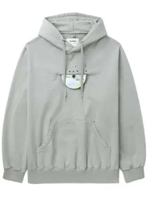 DOUBLET Cd-r Cotton Hoodie - Grey