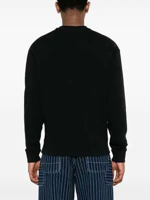Maison Kitsuné Bold Fox Head Cotton Sweatshirt - Black