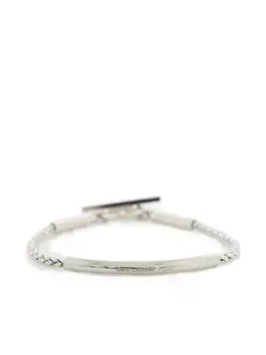 Saint Laurent Rope-chain Tube Bracelet