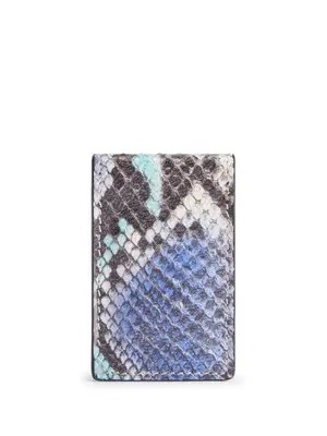 GIUSEPPE ZANOTTI Albert Leather Cash Holder - Blue