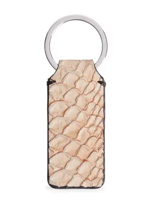 GIUSEPPE ZANOTTI Bernaard Leather Keyring - Pink