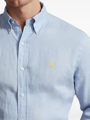 Polo Ralph Lauren Polo Pony-embroidered Shirt - Blue