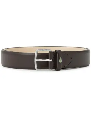 Lacoste Logo-engraved Belt - Brown