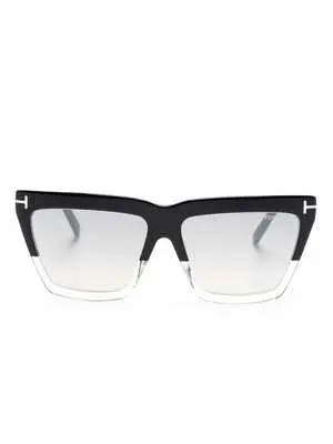 TOM FORD Eden Oversized Sunglasses - Black