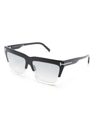 TOM FORD Eden Oversized Sunglasses - Black