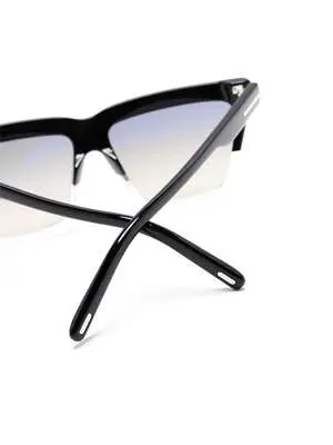 TOM FORD Eden Oversized Sunglasses - Black