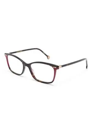Carolina Herrera Tortoiseshell Square-frame Glasses - Brown