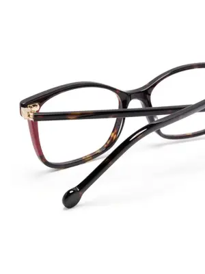 Carolina Herrera Tortoiseshell Square-frame Glasses - Brown