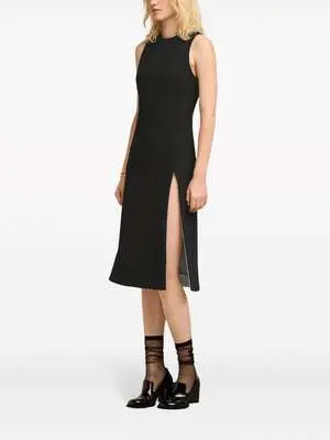Ami Sleeveless Midi Dress - Black