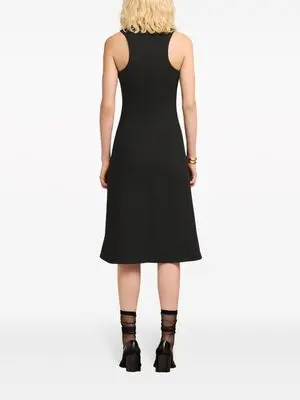 Ami Sleeveless Midi Dress - Black