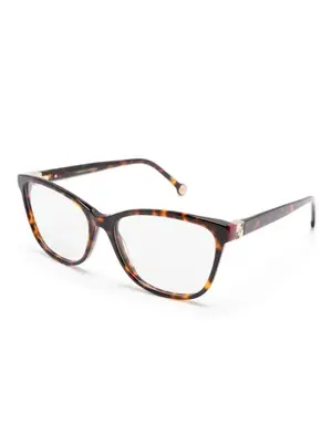 Carolina Herrera Wayfarer Frame Eyeglasses