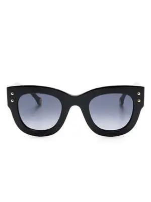 Carolina Herrera Round-frame Sunglasses - Black