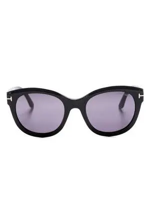 TOM FORD Tamara Oversize-frame Sunglasses - Black
